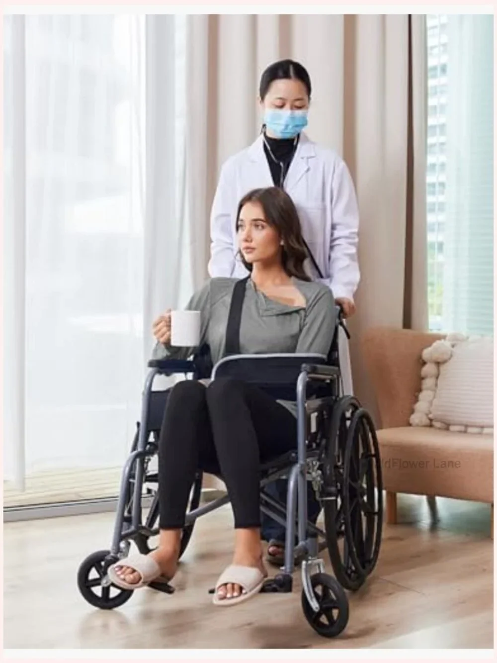 Tops | Long Sleeve Chemo Port Shirt With Zippers For Post Surgery ...